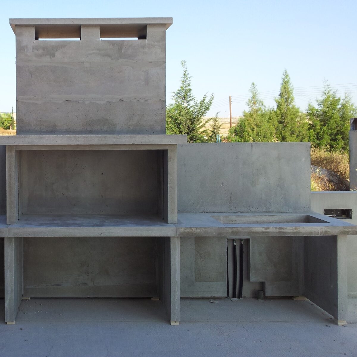 Precast Concrete BBQ’s in Cyprus- Lambros Christoforou